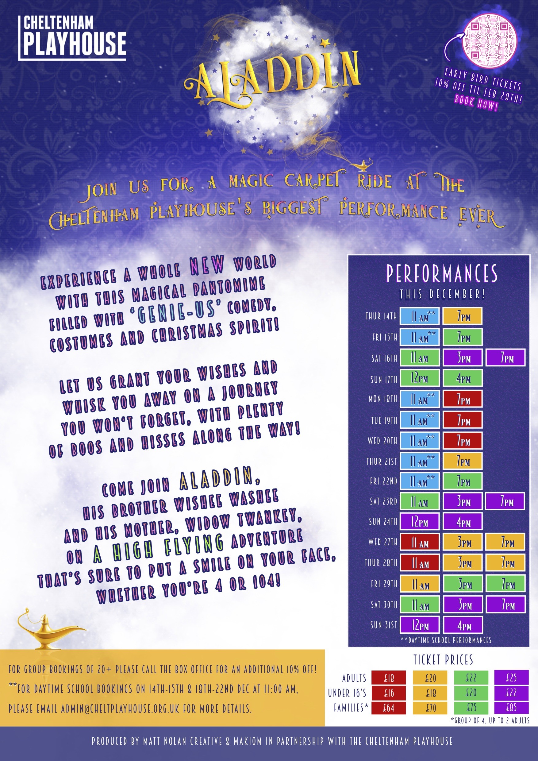 Cheltenham Playhouse | Aladdin